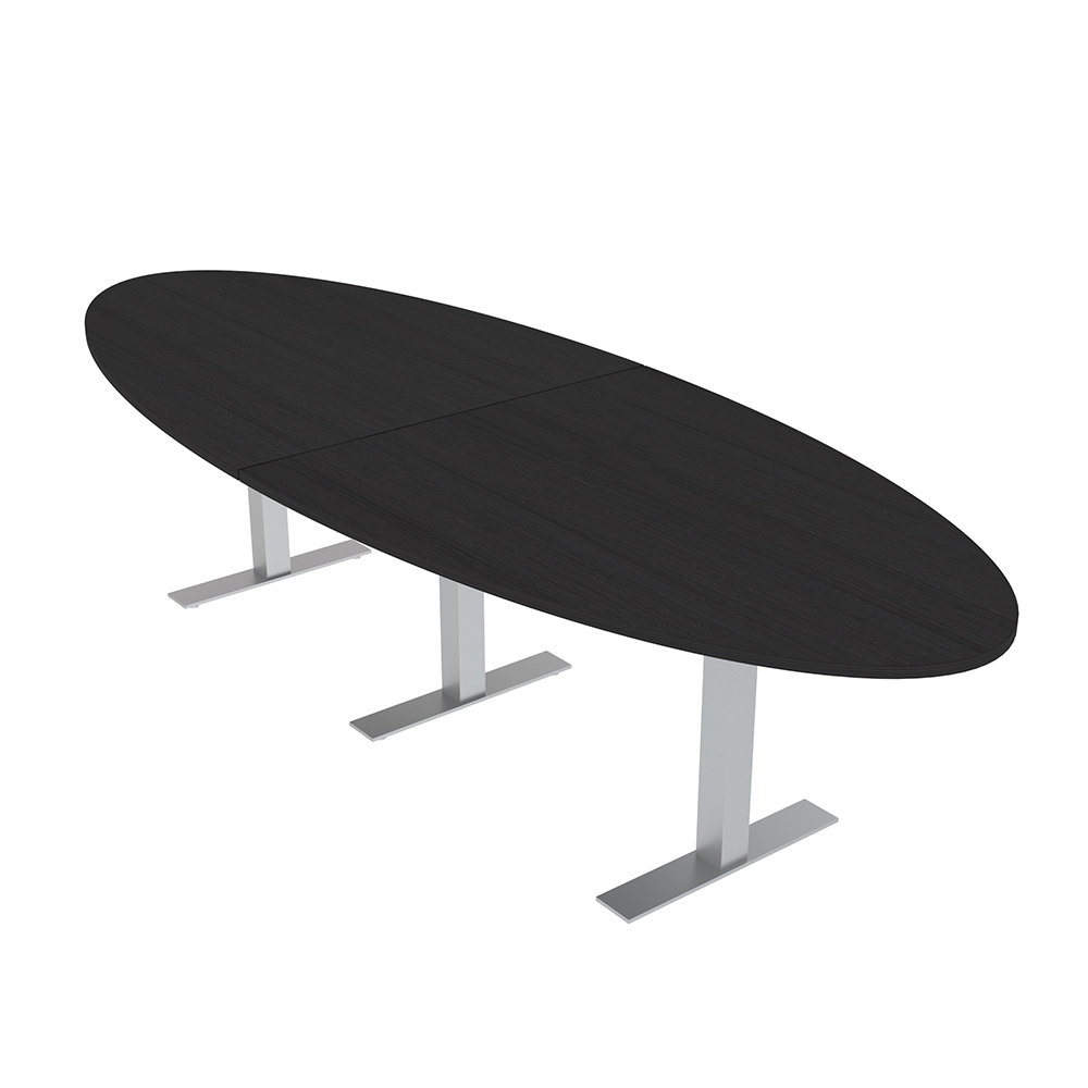 Skutchi Designs, Inc. 10 Person Oval Conference Table 12'x4' with T ...
