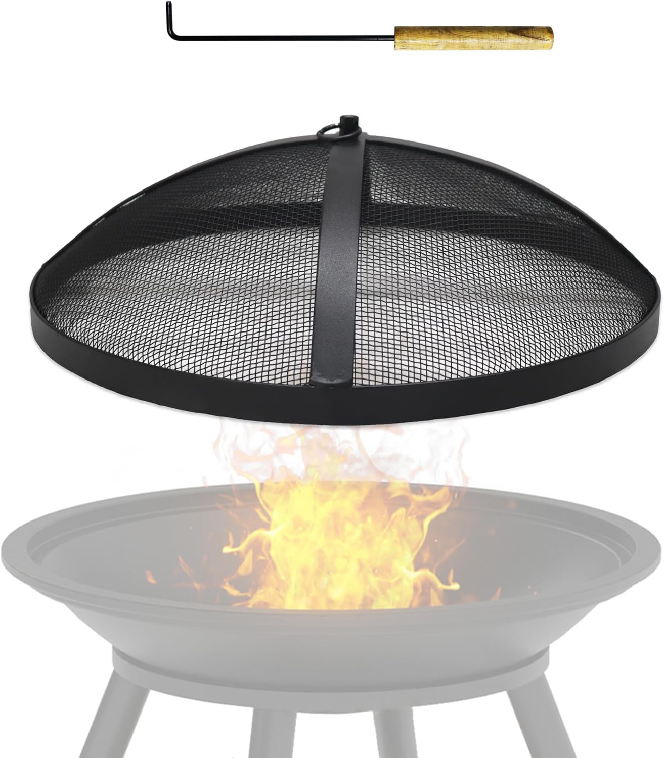 Febtech - Fire Pit Spark Screen For Solo Stove Bonfire Accessories - 18 ...