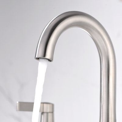 Luxier Widespread Bathroom Faucet with Drain Assembly & Reviews | Wayfair