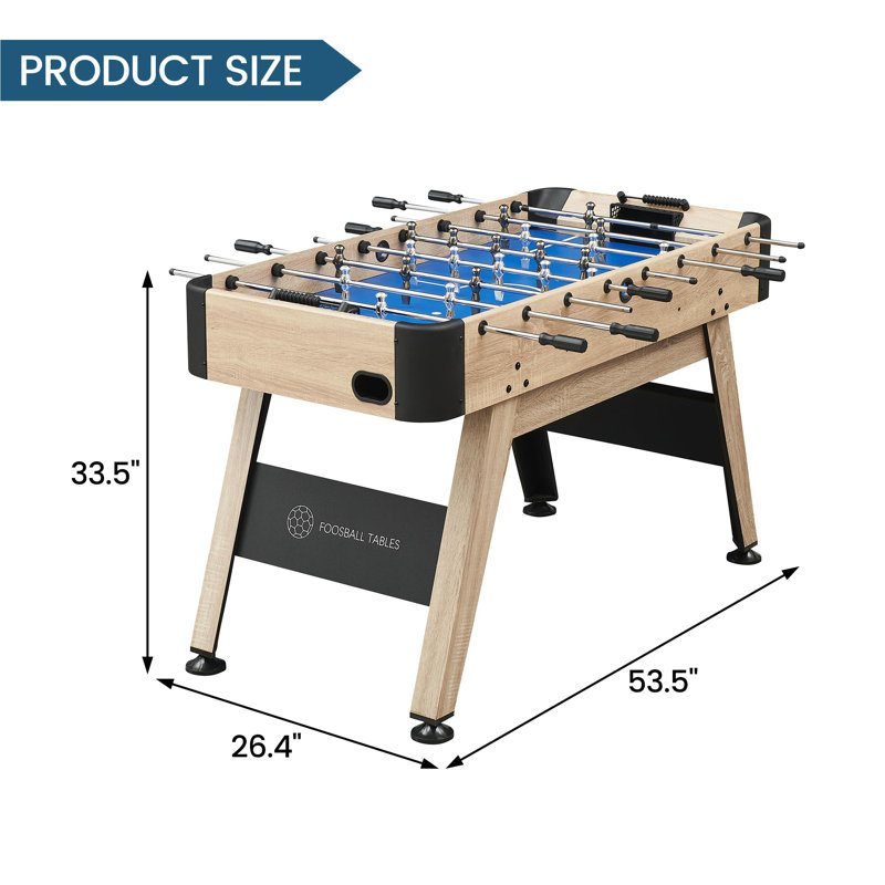 Babevy 53.5" L Foosball Table with Telescopic Rods & Reviews | Wayfair
