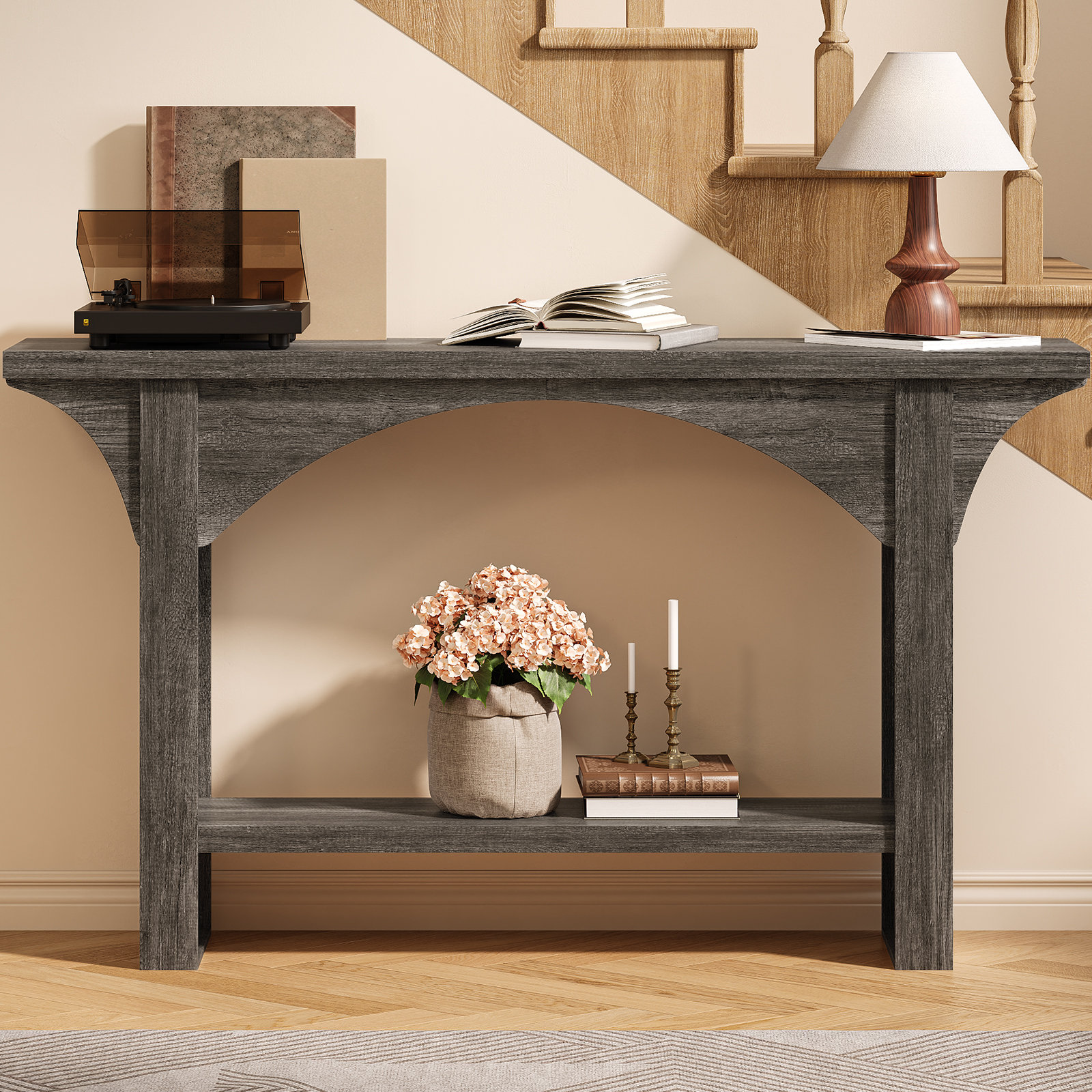 Lark Manor™ Modern 55" Console Table,Narrow Entryway Table Foyer Table ...