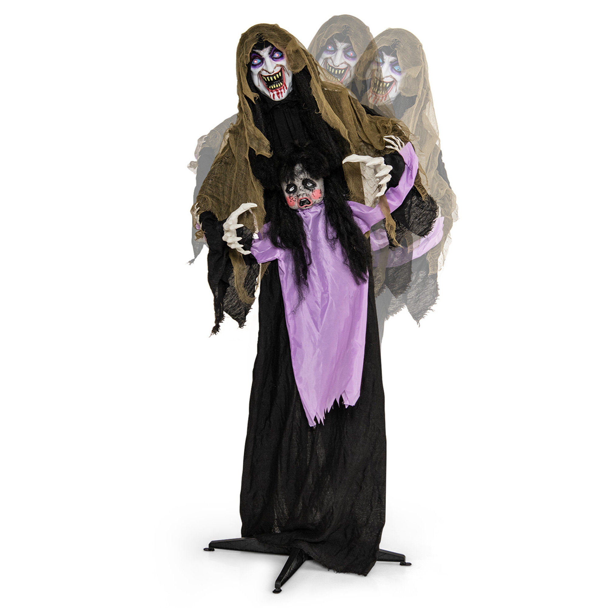 The Holiday Aisle® Lighted And Animated Halloween Decoration 63 ...
