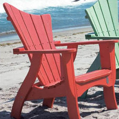 Uwharrie Chair Wave Wood Adirondack Chair - Wayfair Canada