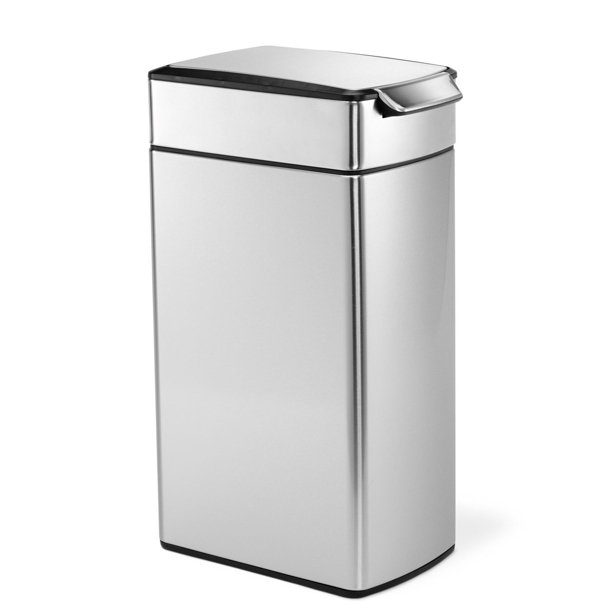 Simplehuman 40L Slim Touch-Bar Bin, Brushed Stainless Steel & Reviews ...