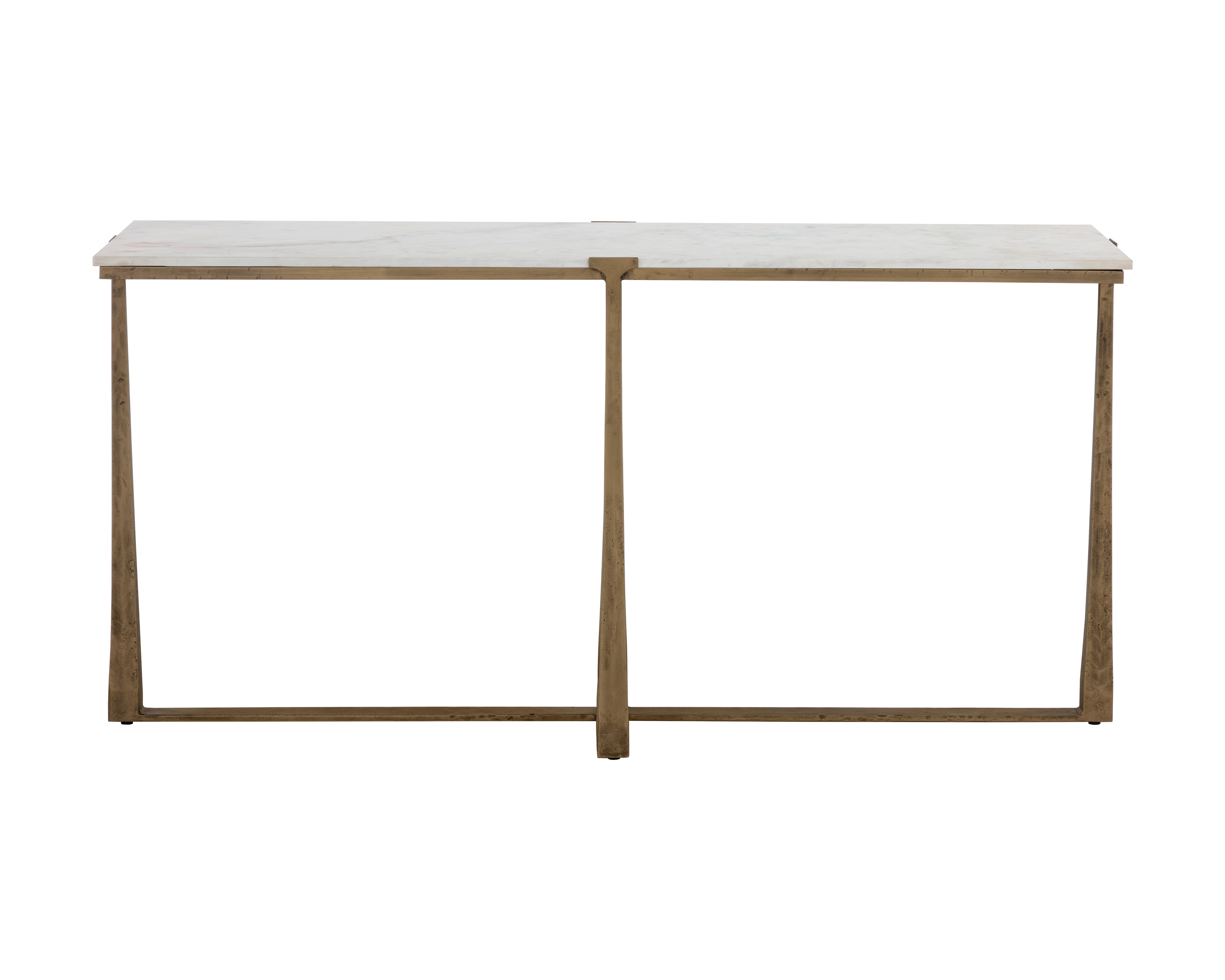 Corrigan Studio® 64'' Marble Top Console Table | Wayfair