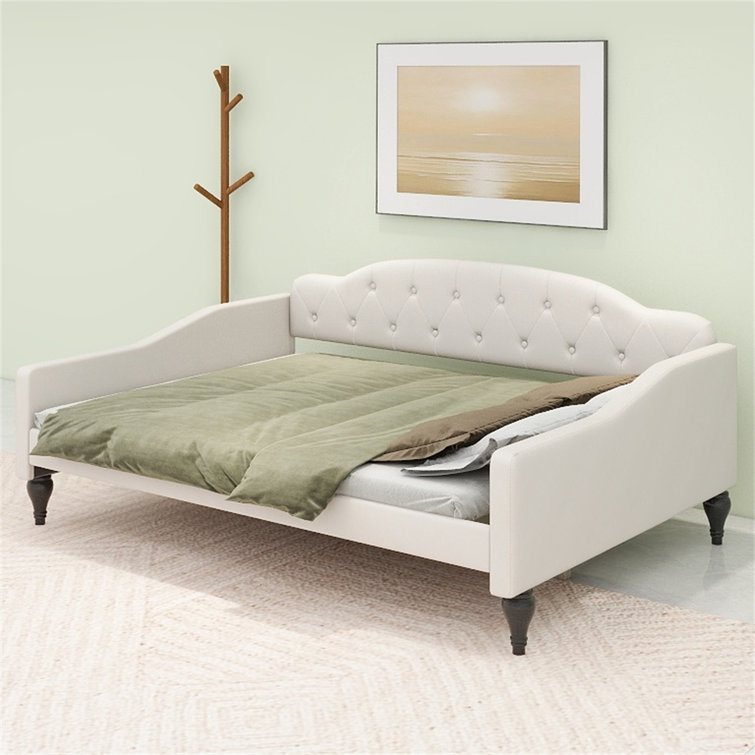 Alcott Hill® Chenoah Full Size Upholstered Tufted Daybed | Wayfair