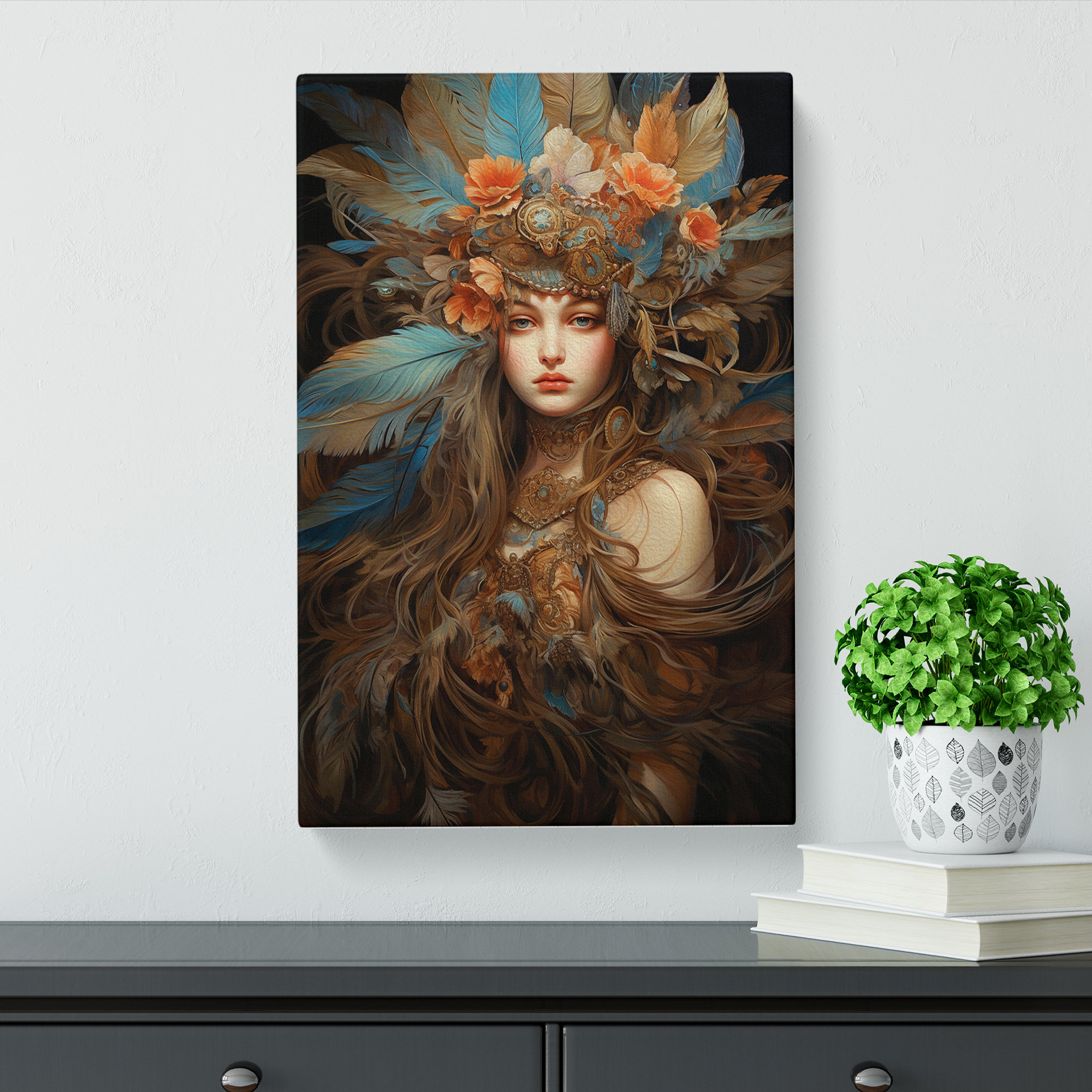 Marlow Home Co. Feather Renaissance - Print | Wayfair.co.uk