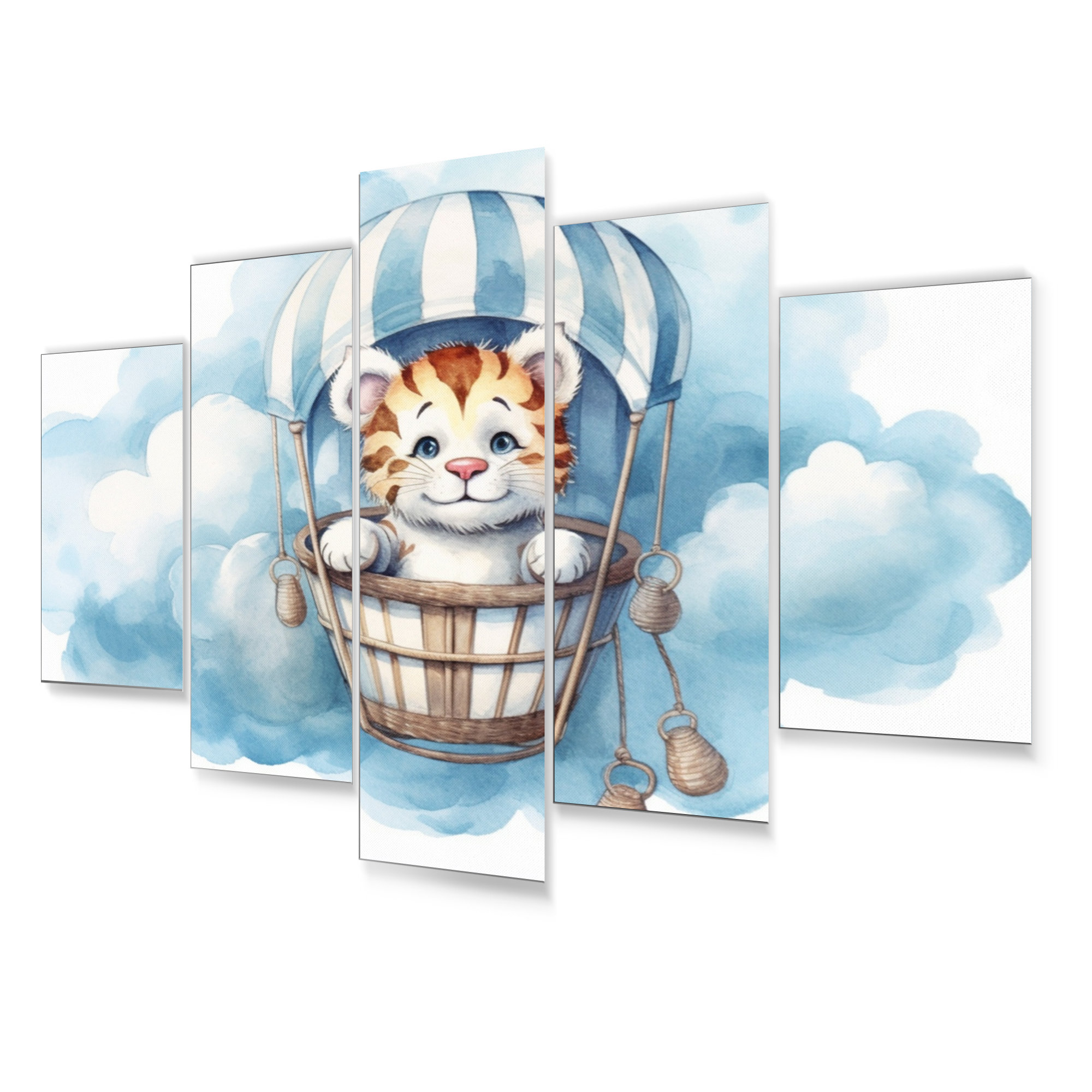 Zoomie Kids Nursery Adorable Tiger I - Animals Tiger Metal Wall Decor ...