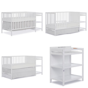 Dream On Me 5-in-1 Convertible Crib and Changer & Reviews | Wayfair