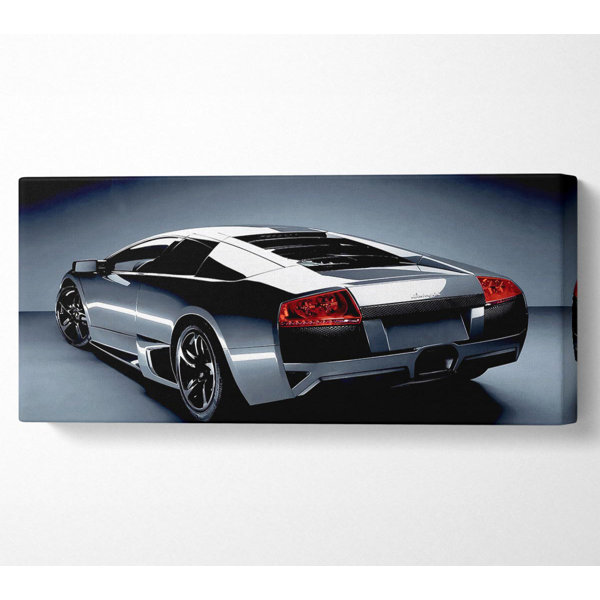 Ebern Designs Lamborghini Rear Gunmetal - Wrapped Canvas Art Prints ...