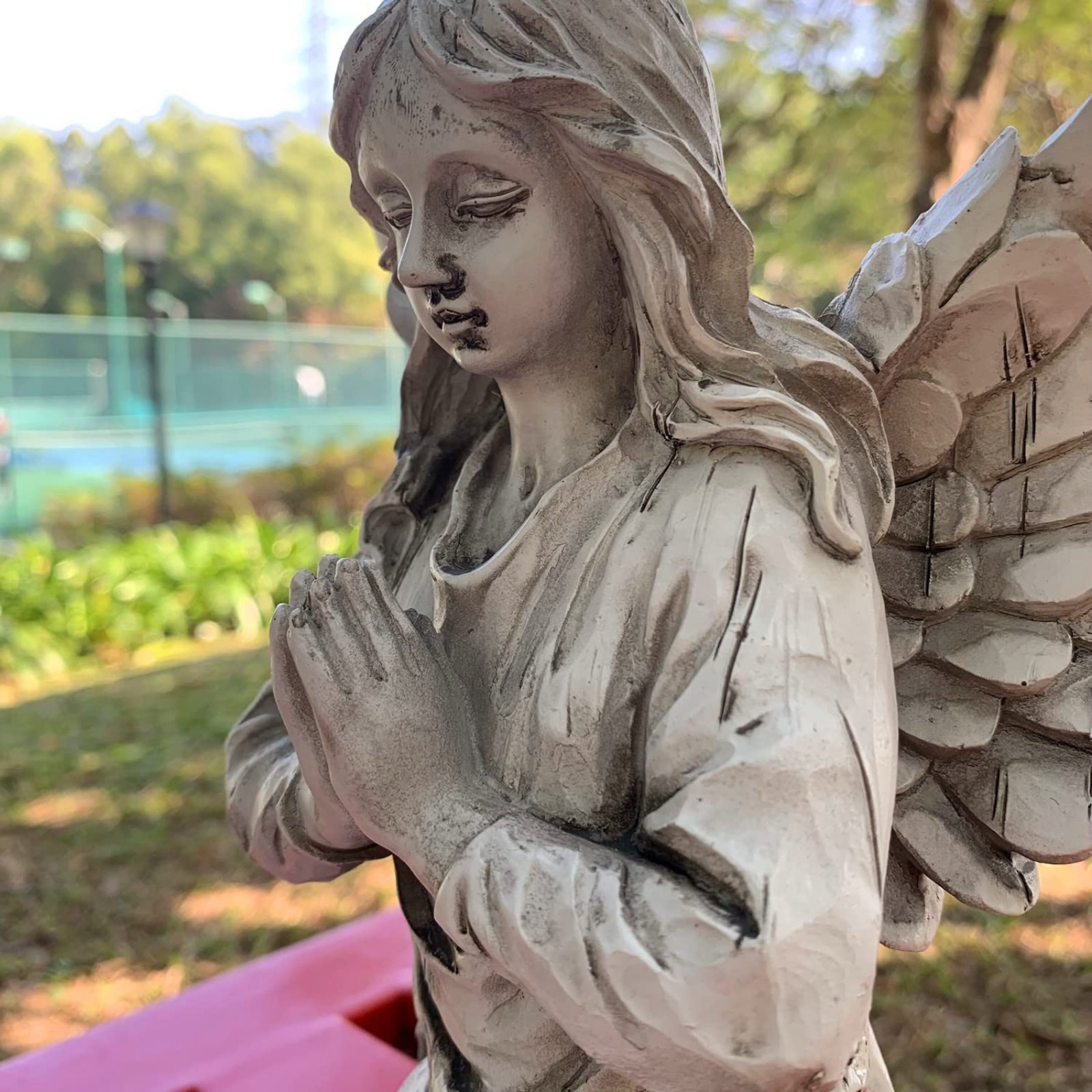Trinx Praying Angel Garden Statue Waterproof Decorative - Wayfair Canada