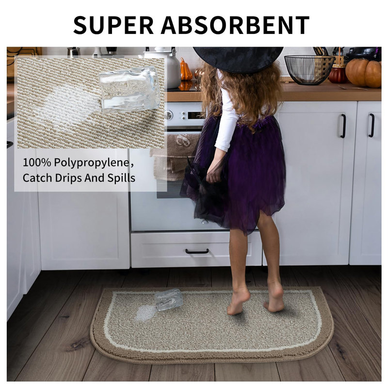 Latitude Run® Kitchen-Mats For Floor 100% Polypropylene Kitchen Rugs ...
