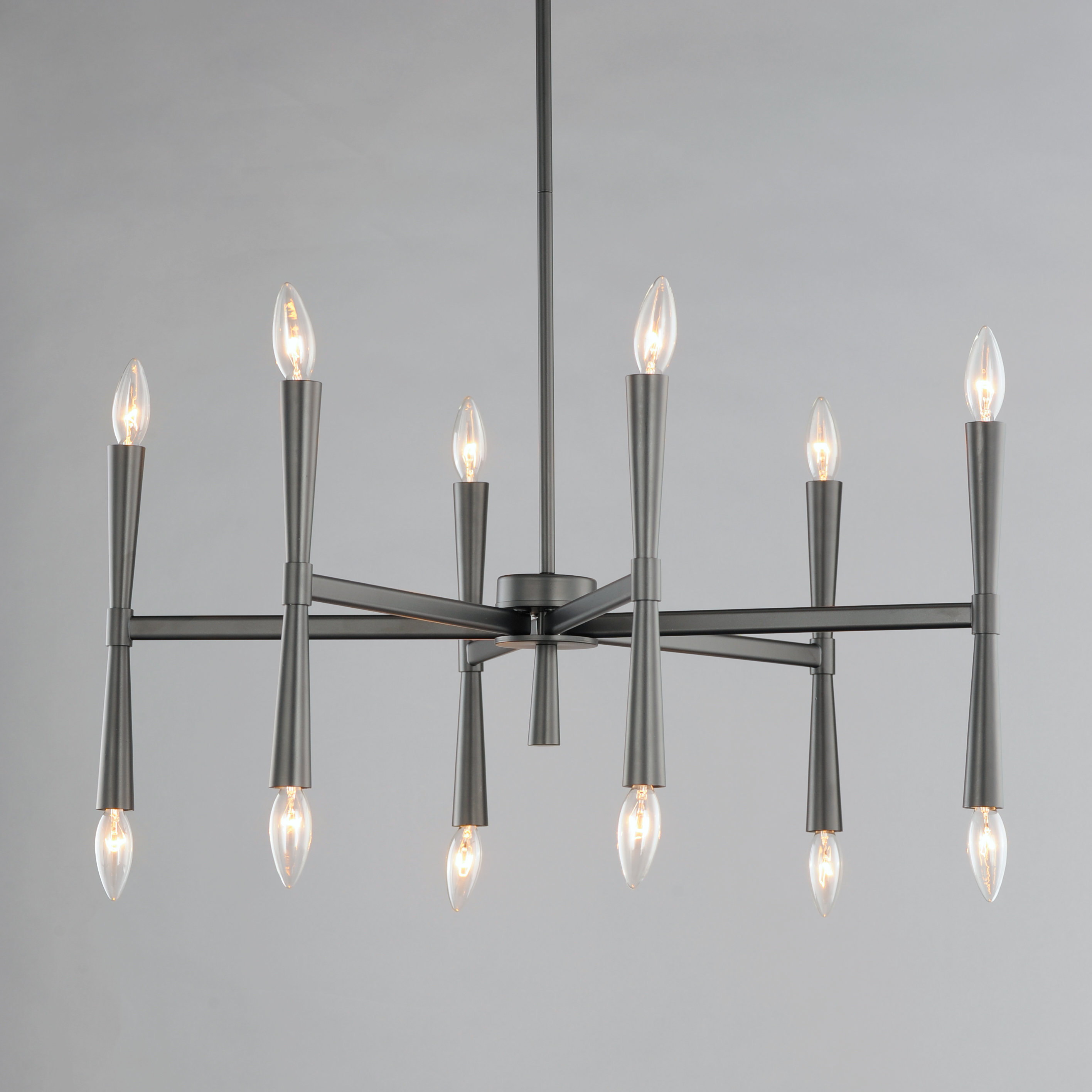 Etta Avenue™ Monstair 12 - Light Dimmable Modern Linear Chandelier ...