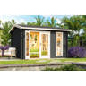 Technoflex Chic-Sheds Banff 1 Solid Wood Garden Shed 13-Ft X11.5 -Ft ...