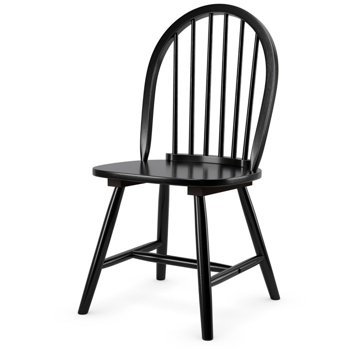 Laurel Foundry Modern Farmhouse Sepulveda Solid Wood Slat Back Side ...