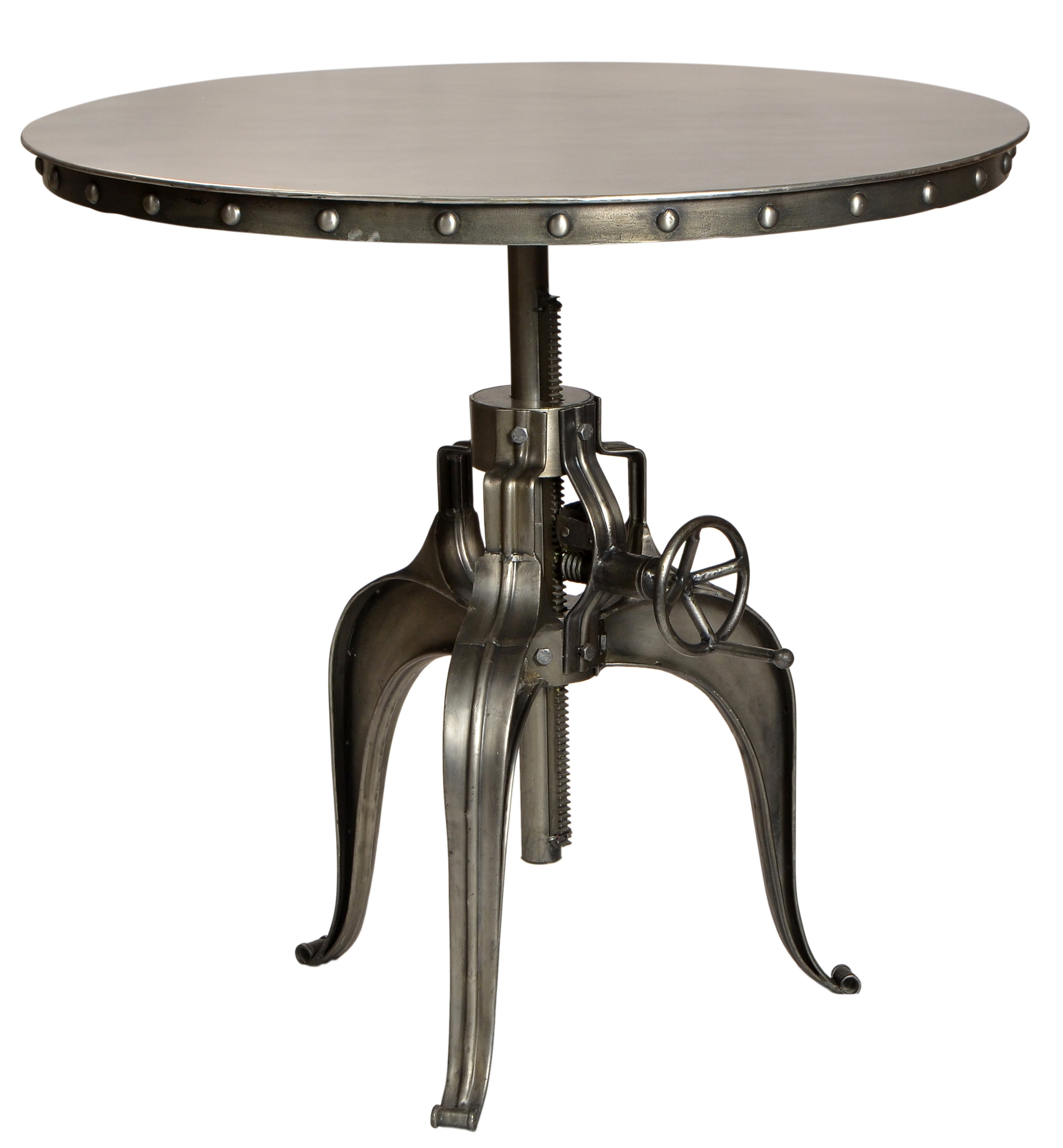 17 Stories Yavonia Round Metal Dining Table & Reviews | Wayfair