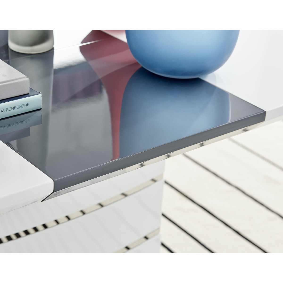 East Urban Home Renny Extendable Self-Storing Leaf Pedestal Dining ...