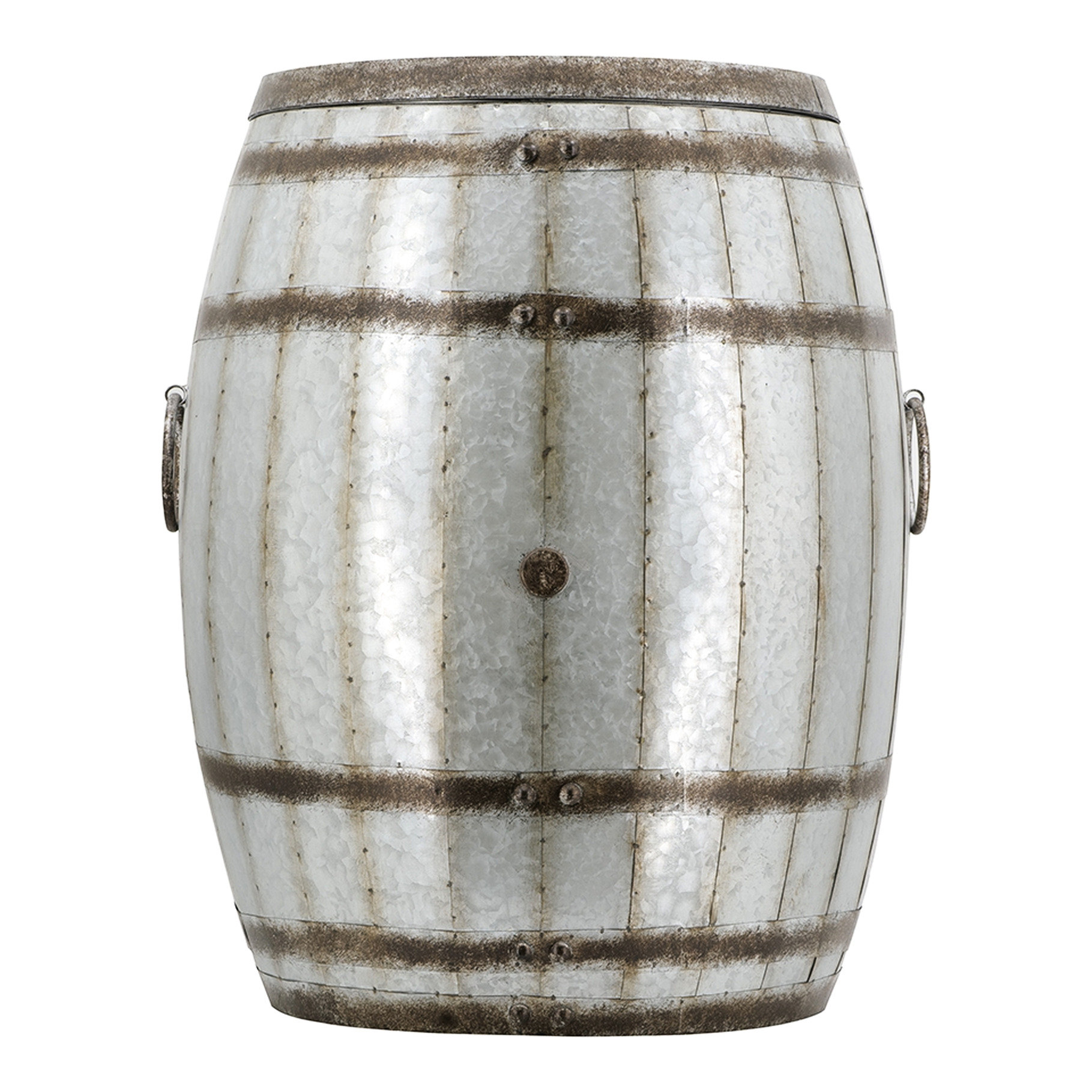 Ebern Designs 22.5X22.5X26 Inches Drum Side Table With Removable Lid ...