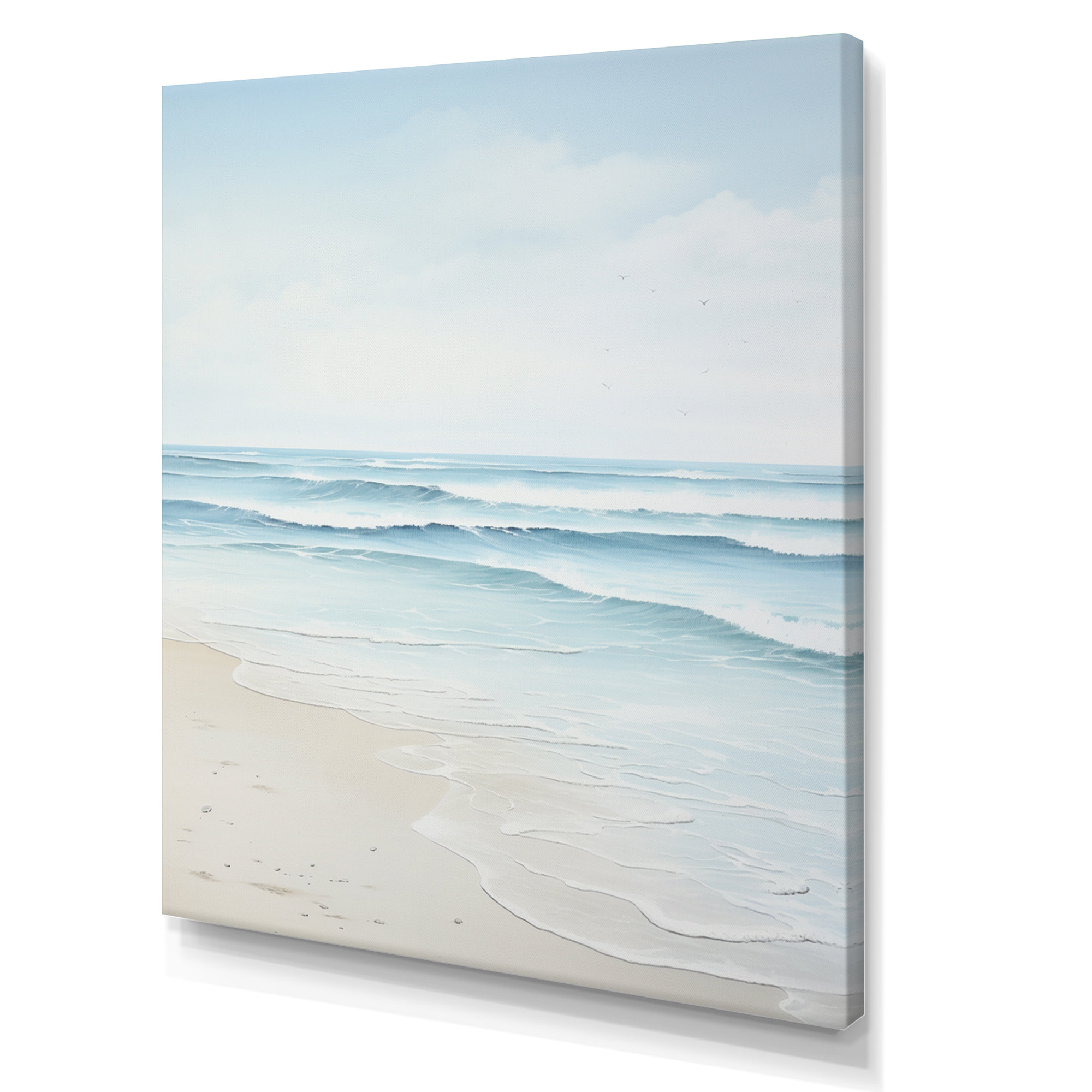 Dovecove Beach Photo Tranquil Waters I - Coastal Beach Canvas Art ...