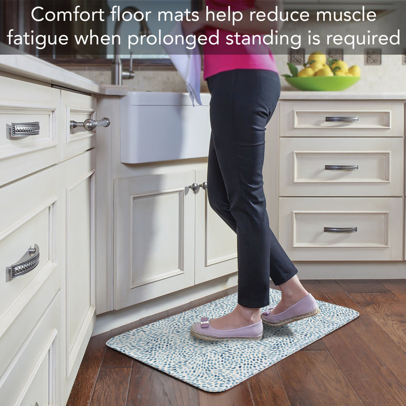 CounterArt Drift Marks Comfort Kitchen Floor Mat & Reviews | Wayfair