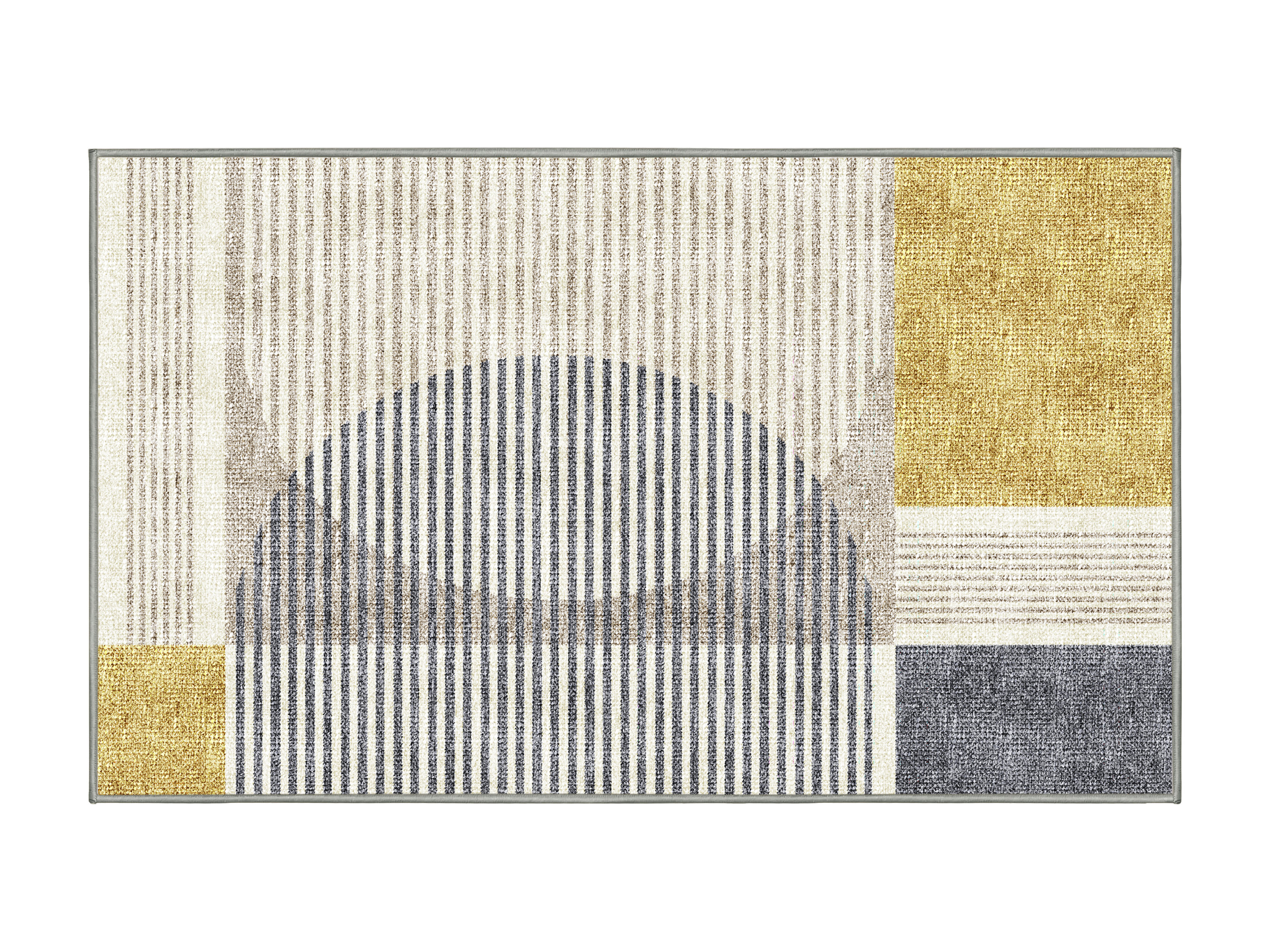 Hokku Designs Marcio Abstract Machine Made Hand Loomed Chenille ...
