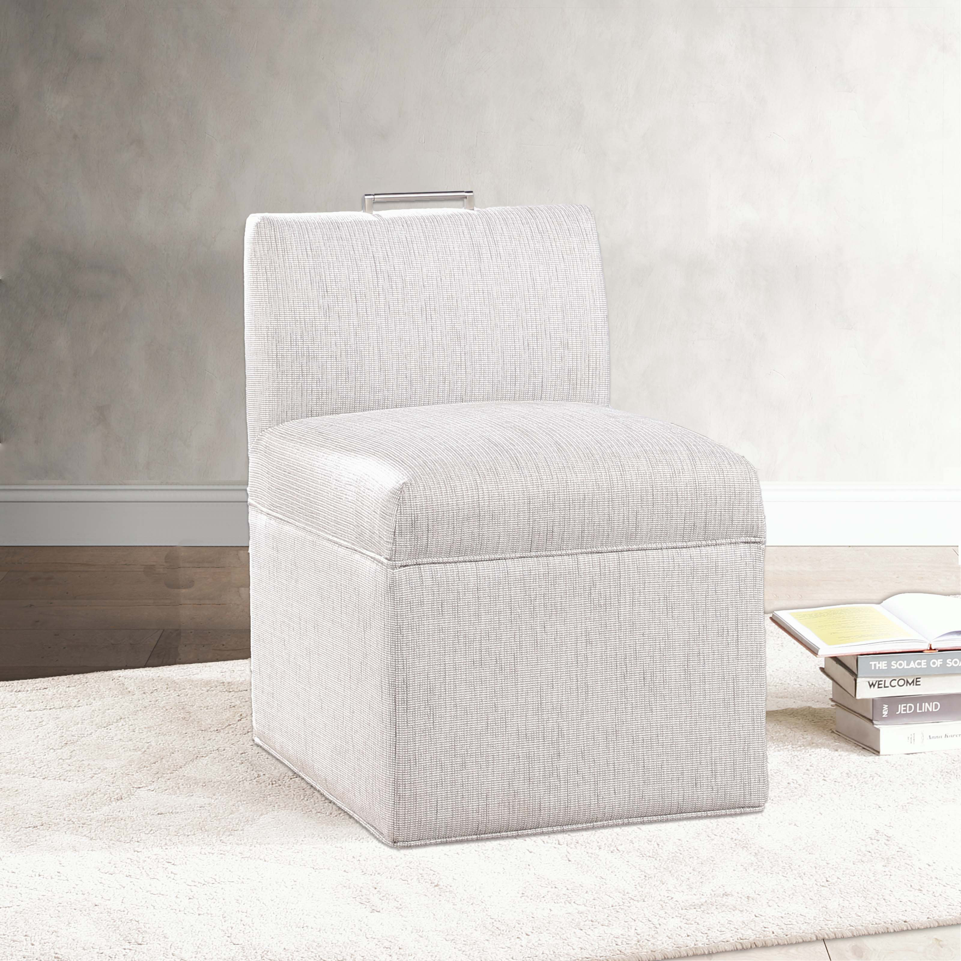 Latitude Run® Upholstered Castered Chair | Wayfair