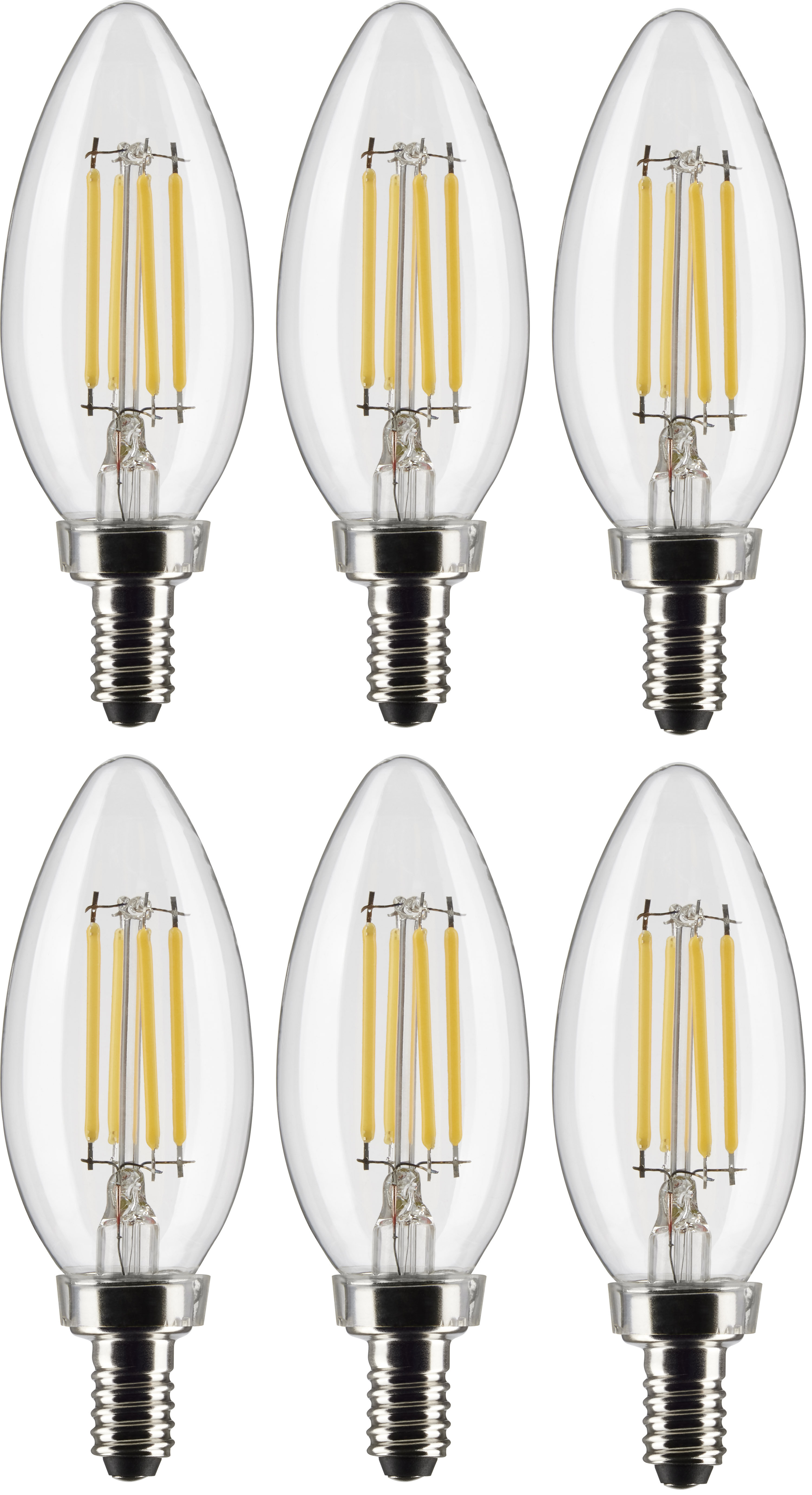 Satco 4 Watt B11 LED; Clear; Candelabra Base; 90 CRI; 3000K; 120 Volt & Reviews | Perigold