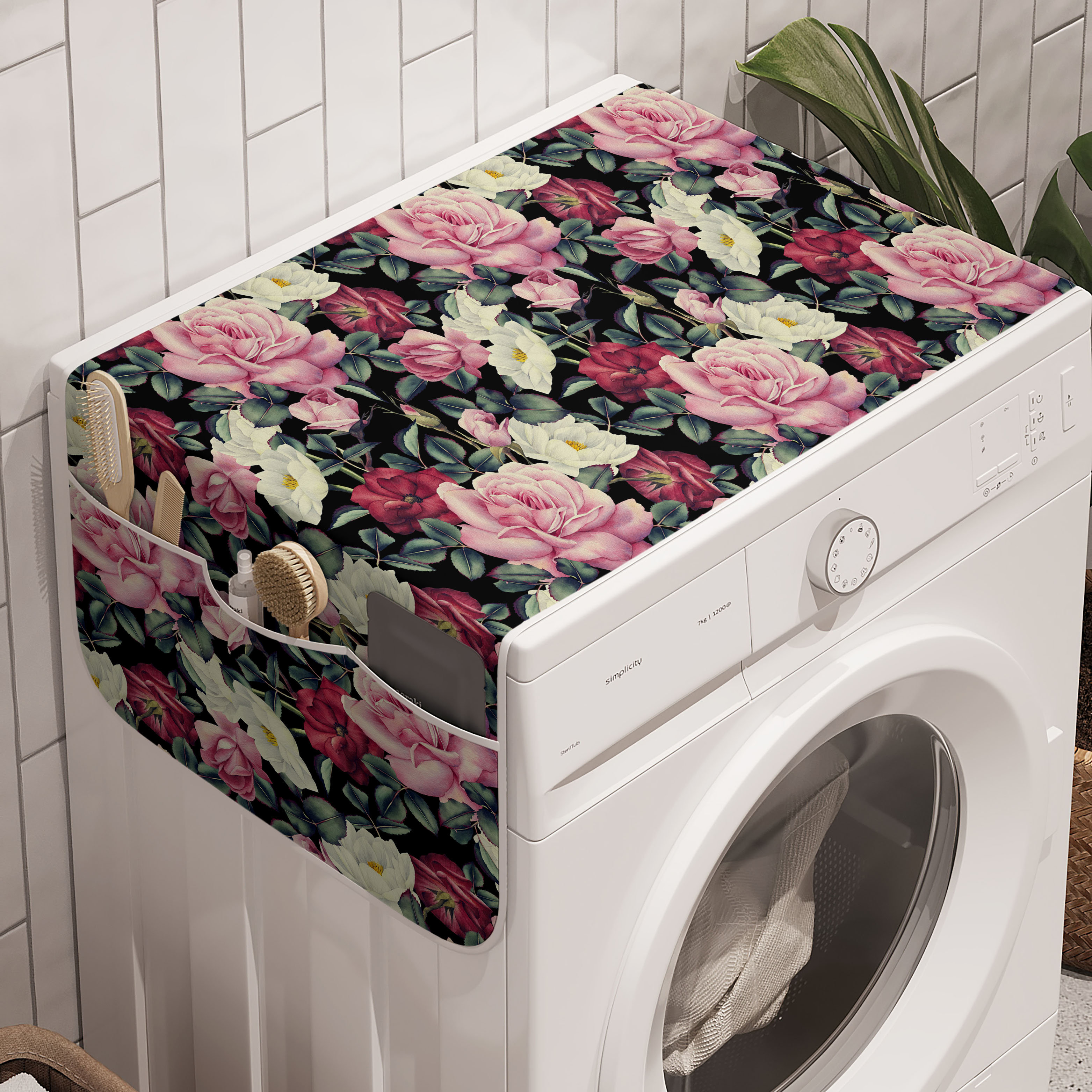 East Urban Home Spring Washing Machine Organizer Pack of 2 47" x 18.5 ...