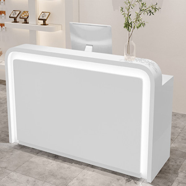 Ivy Bronx Khiya Rectangle Laminate Reception Desk - Wayfair Canada