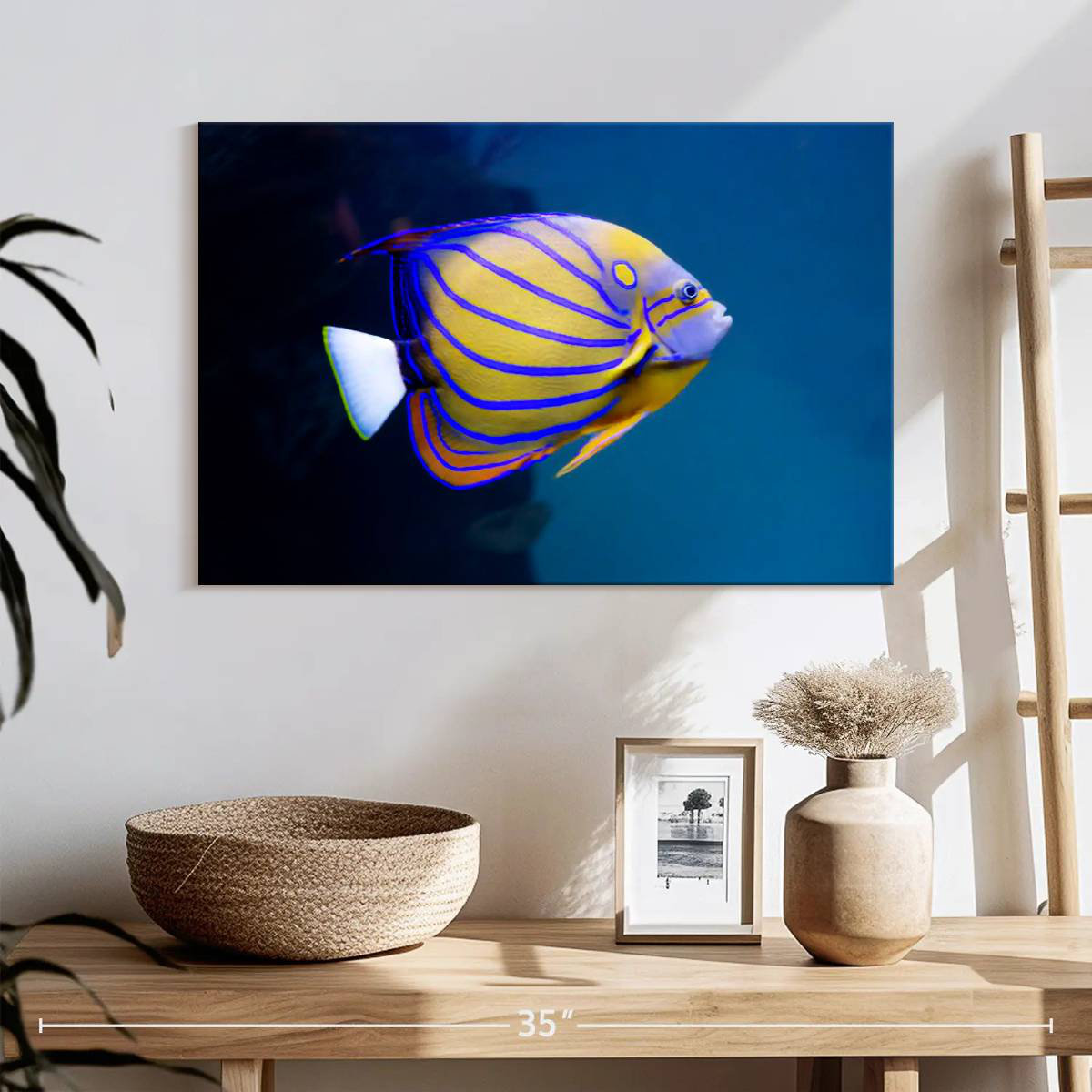 Ebern Designs Brampt Colorful Angelfish | Wayfair