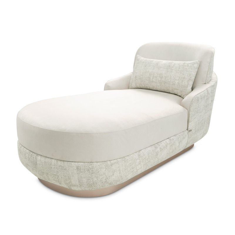 Michael Amini Aurora Upholstered Chaise Lounge | Wayfair