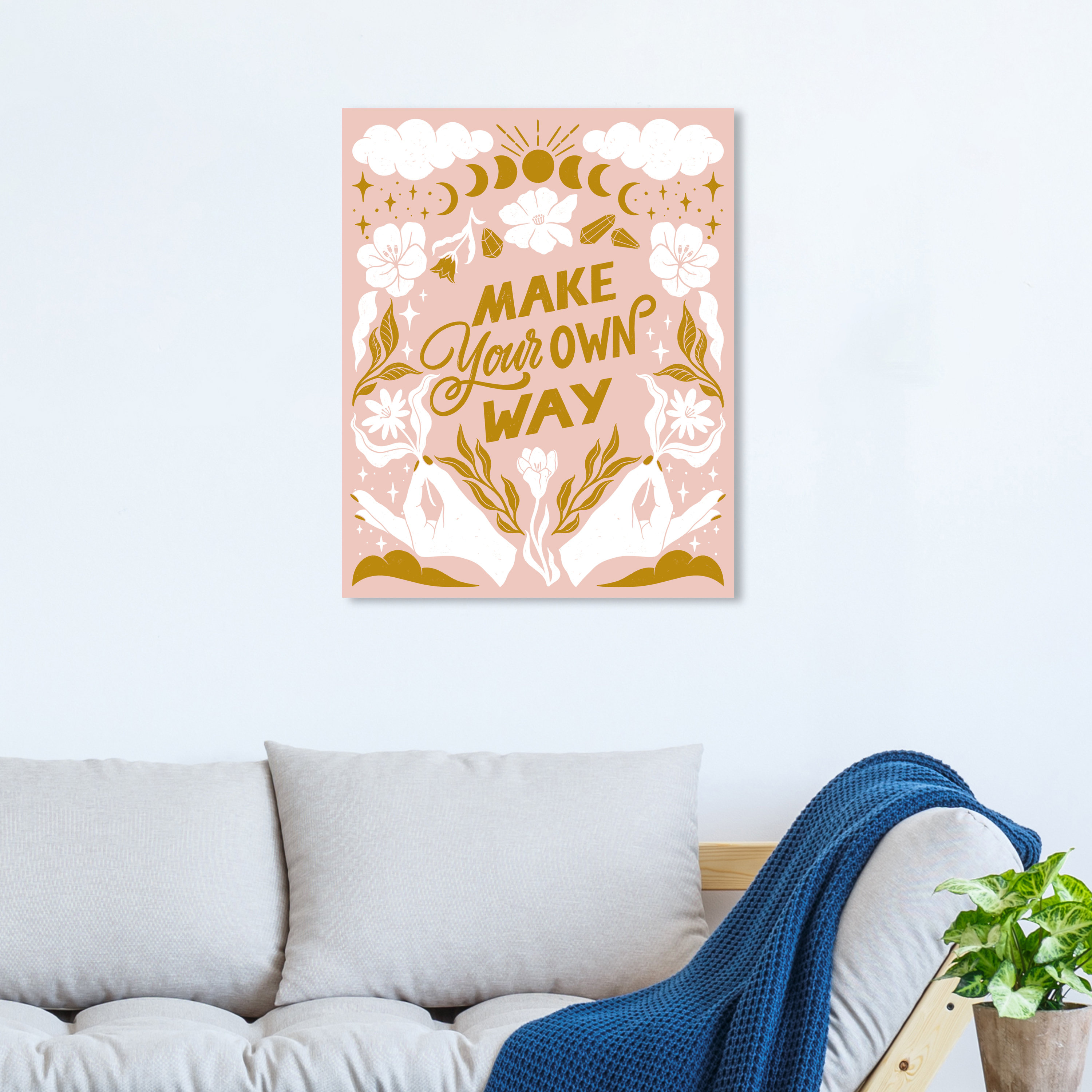Oliver Gal Prints Typography And Quotes 'MAKE YOUR OWN WAY' Quotes And ...