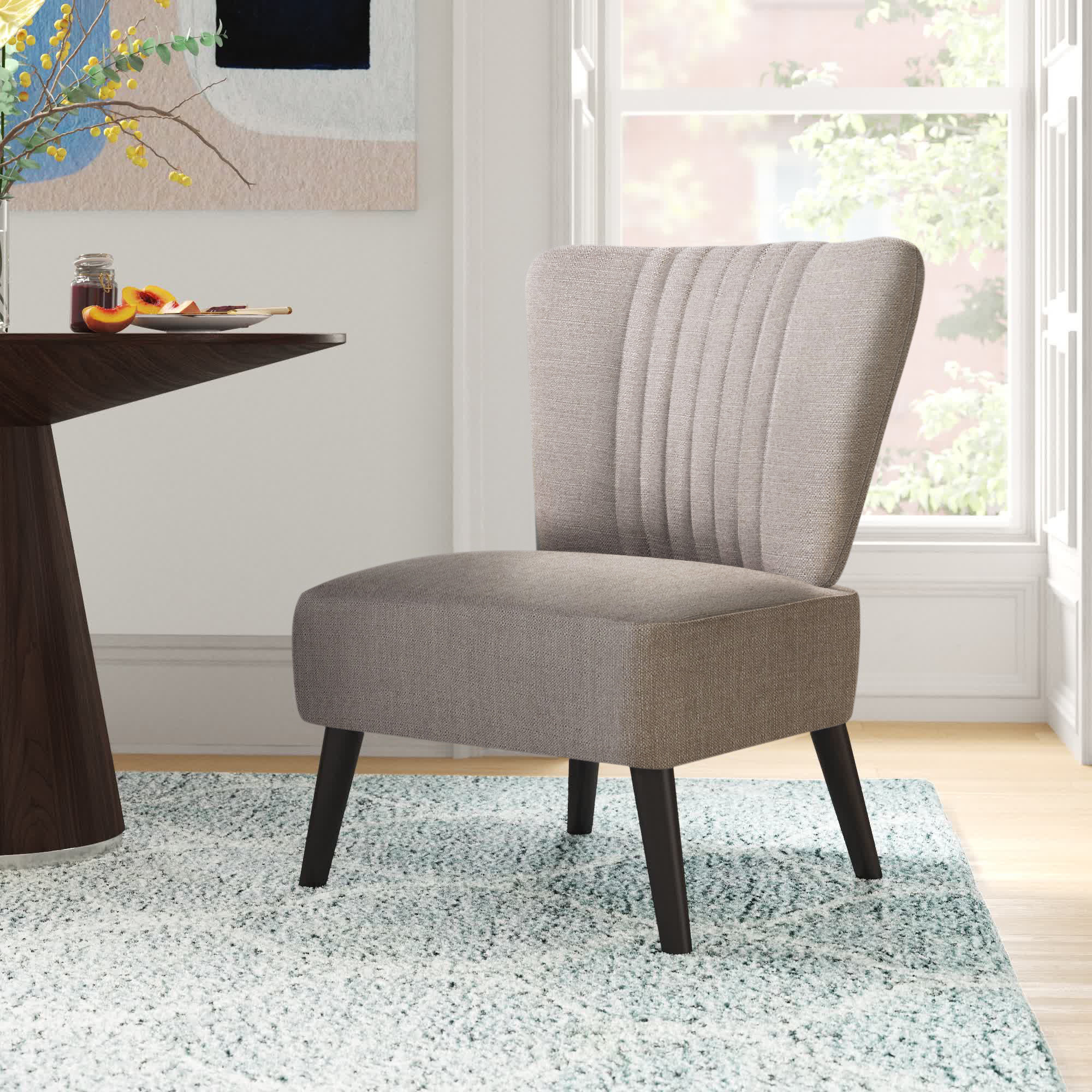 Mercury Row® Trent 63.5Cm Wide Polyester Side Chair & Reviews | Wayfair