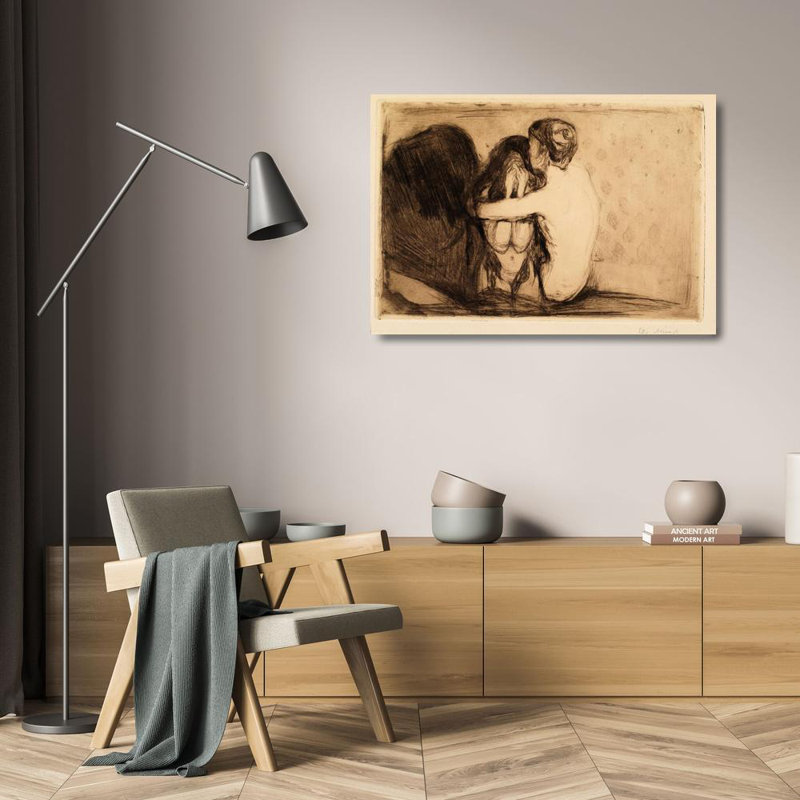 Lark Manor™ "Consolation" by Edvard Munch - Gallery Wrap Canvas Wall ...