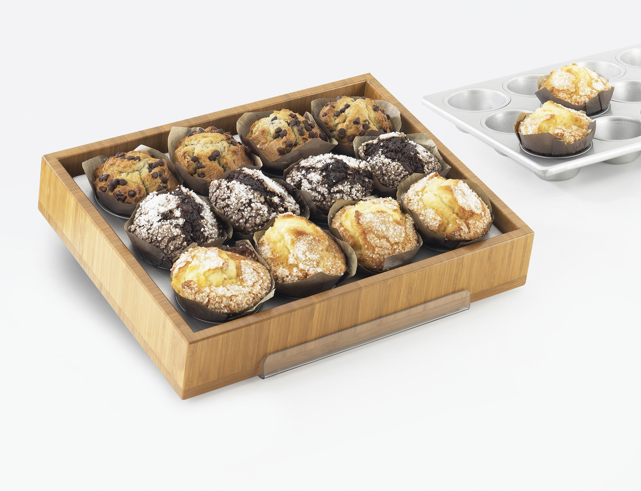 Cal-Mil Bamboo 16" x 11" Display Tray - Wayfair Canada