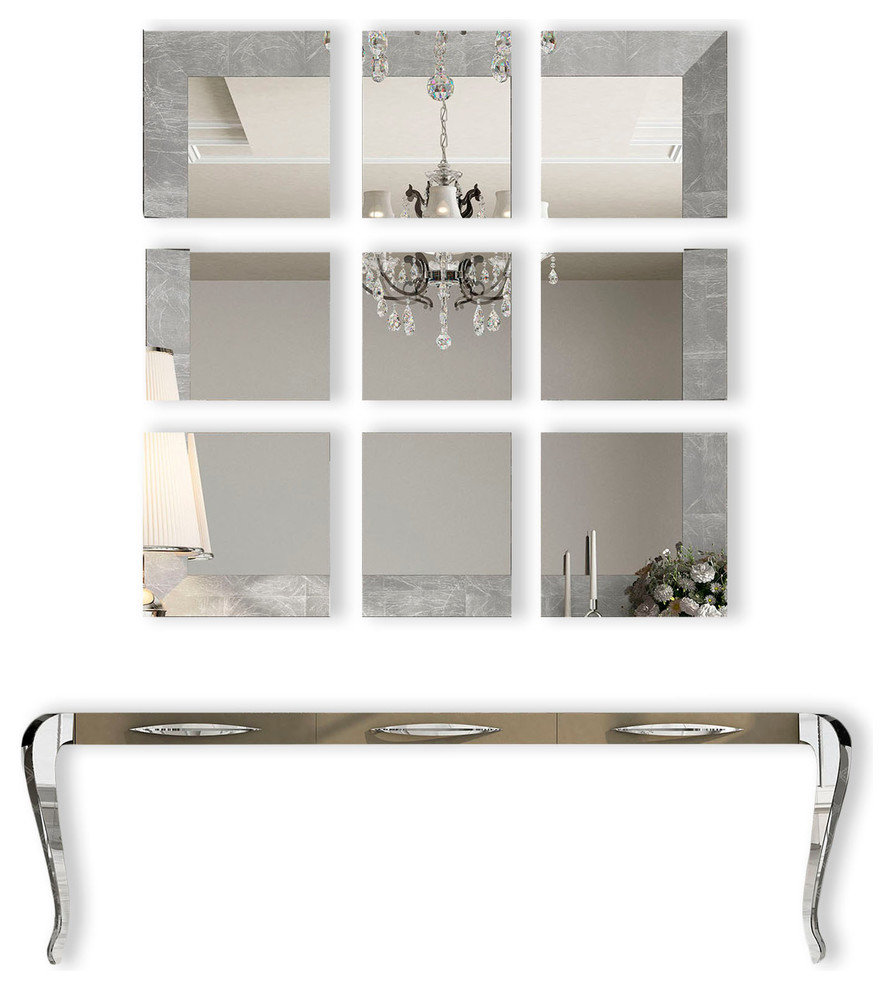 Hispania Home Saphire Console Table and Mirror Set | Wayfair