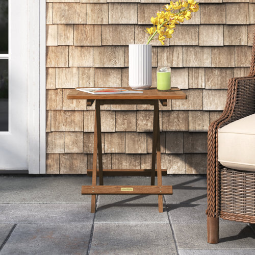 Birch Lane™ Fleur Folding Wooden Side Table & Reviews | Wayfair