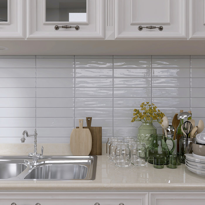 Supreme Tile Zarati 2.95" x 11.81" Ceramic Wall Tile & Reviews | Wayfair