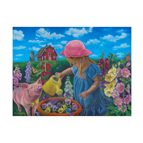 Winston Porter Little Gardener On Canvas by Tricia Reilly Matthews ...
