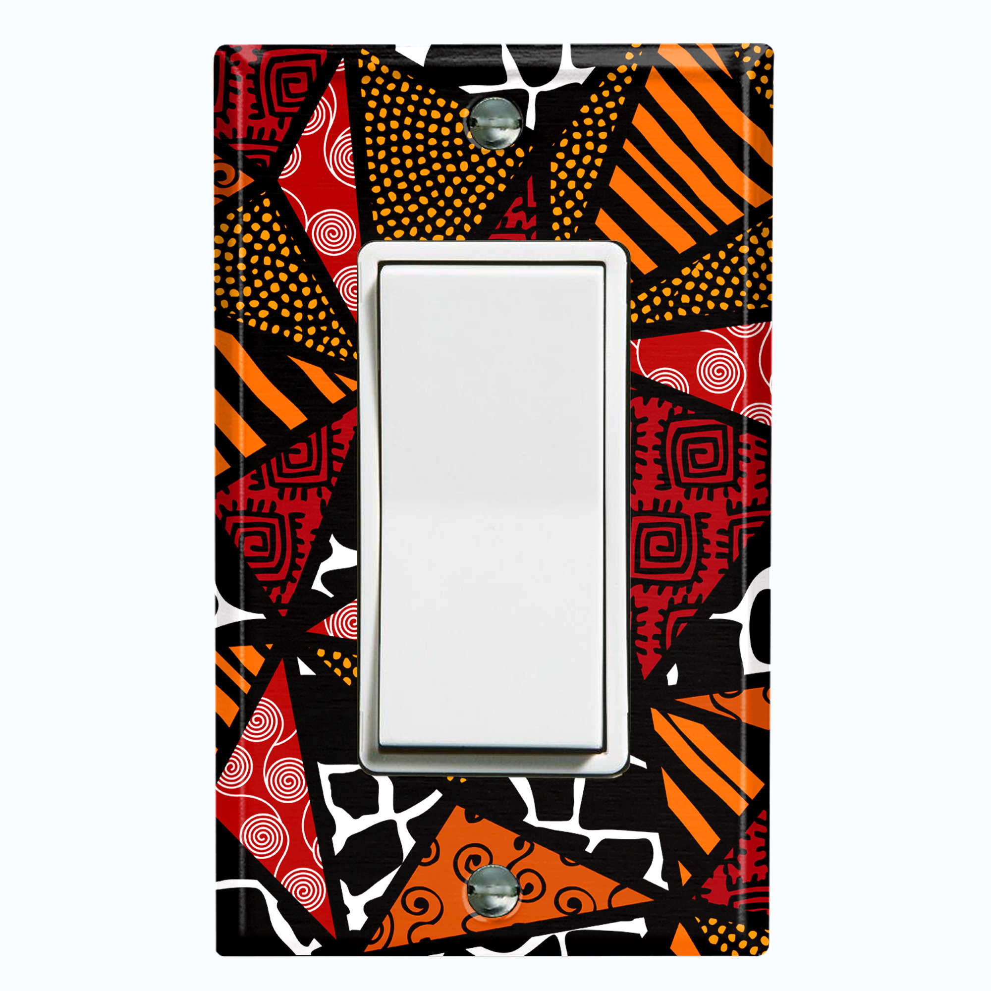WorldAcc Metal Light Switch Plate Outlet Cover (Safari Pattern African ...