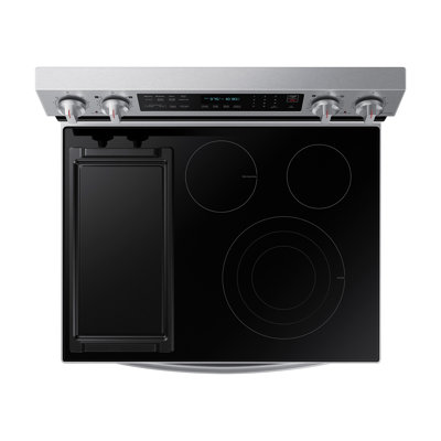 Samsung 6.3 cu. ft. Smart Freestanding Electric Range with No-Preheat ...