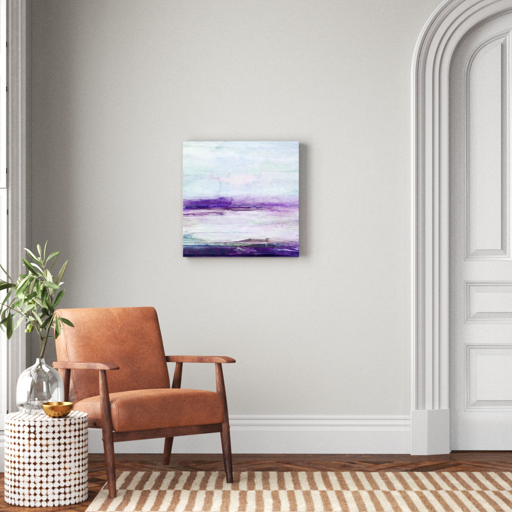 Ebern Designs 'Violet Gray II' Painting & Reviews | Wayfair