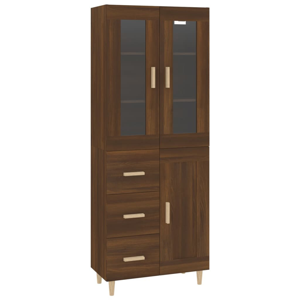 VidaXL Kyleigha 27.4" Wide 3 Drawer Highboard | Wayfair