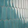 Bond Tile Airy 2.83 in. x 7.67 in. Polished Ceramic Fishscale Wall Tile ...