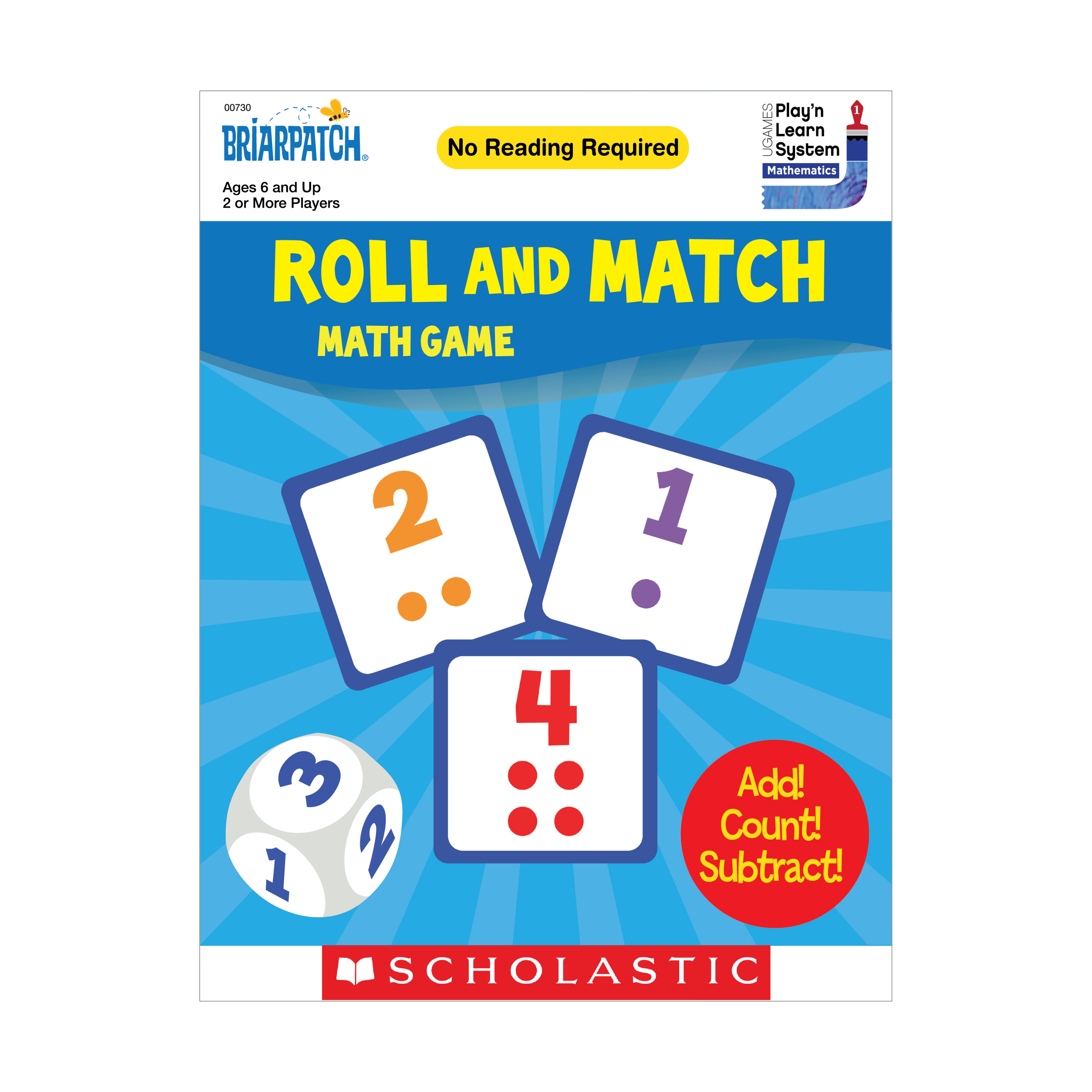 Briarpatch Scholastic Roll and Match Math Game - Wayfair Canada
