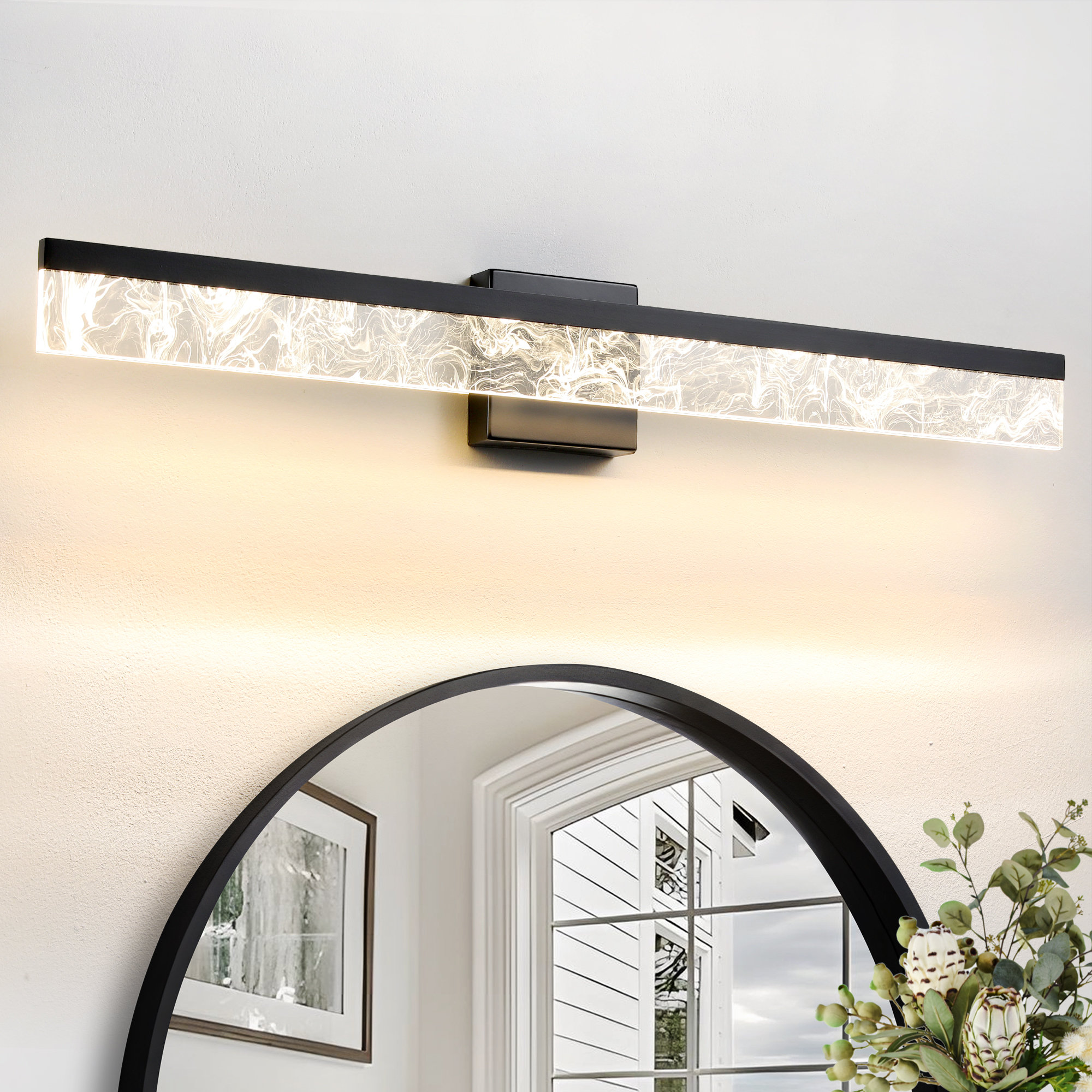 Wrought Studio Morlon 32'' Dimmable LED Vanity Light & Reviews ...