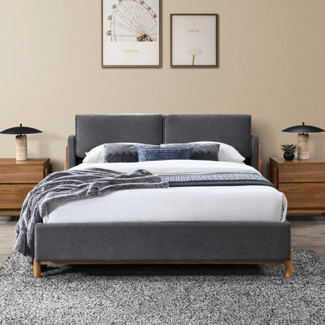 Latitude Run® Cortina Bed - Walnut | Wayfair