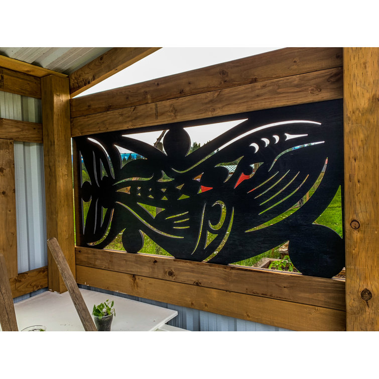 CORE Landscape Products White Whale Decorative Privacy Screen PVC 2' x ...