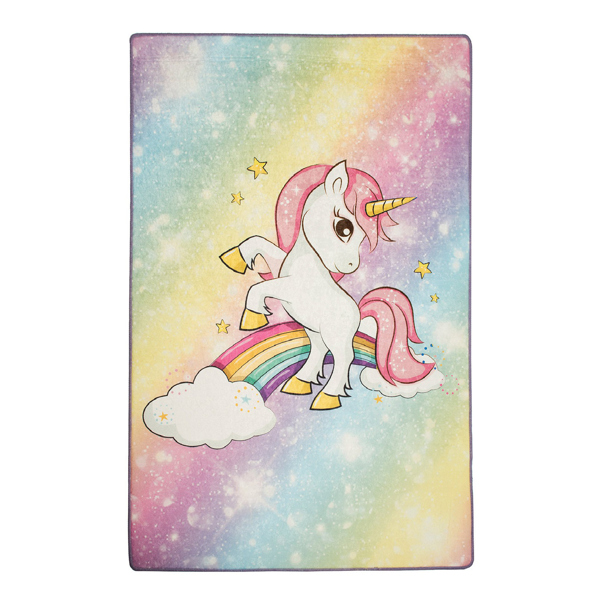 SpiritHome Unicorn Rectangle Rug | Wayfair
