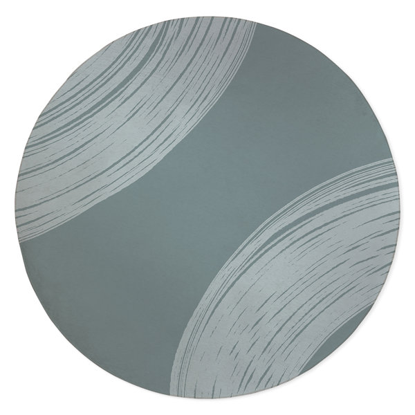 Kavka Round Chair Mat with Straight Cut Edge for Firm Surfaces | Wayfair